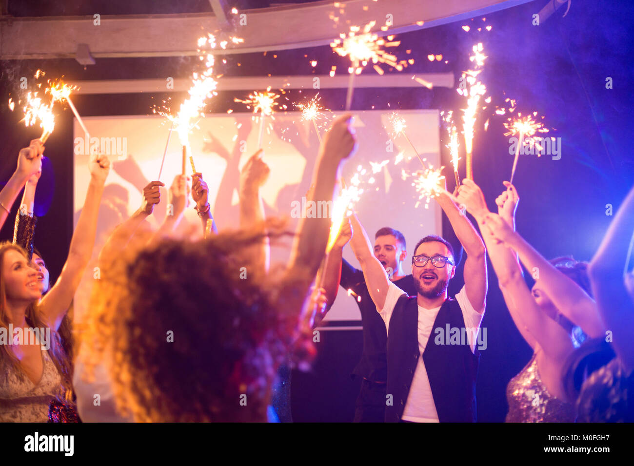 Crowd Celebrating Crowd Dancing High Resolution Stock Photography and ...