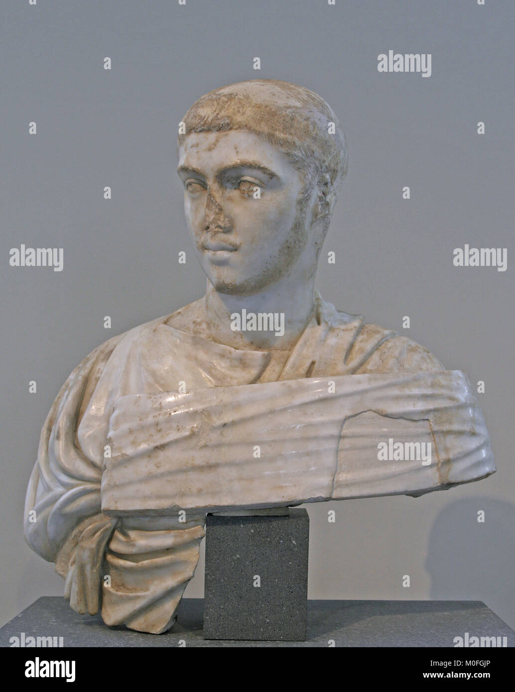 Marble portrait bust of Alexander Severus, Roman Late Severan Period ...