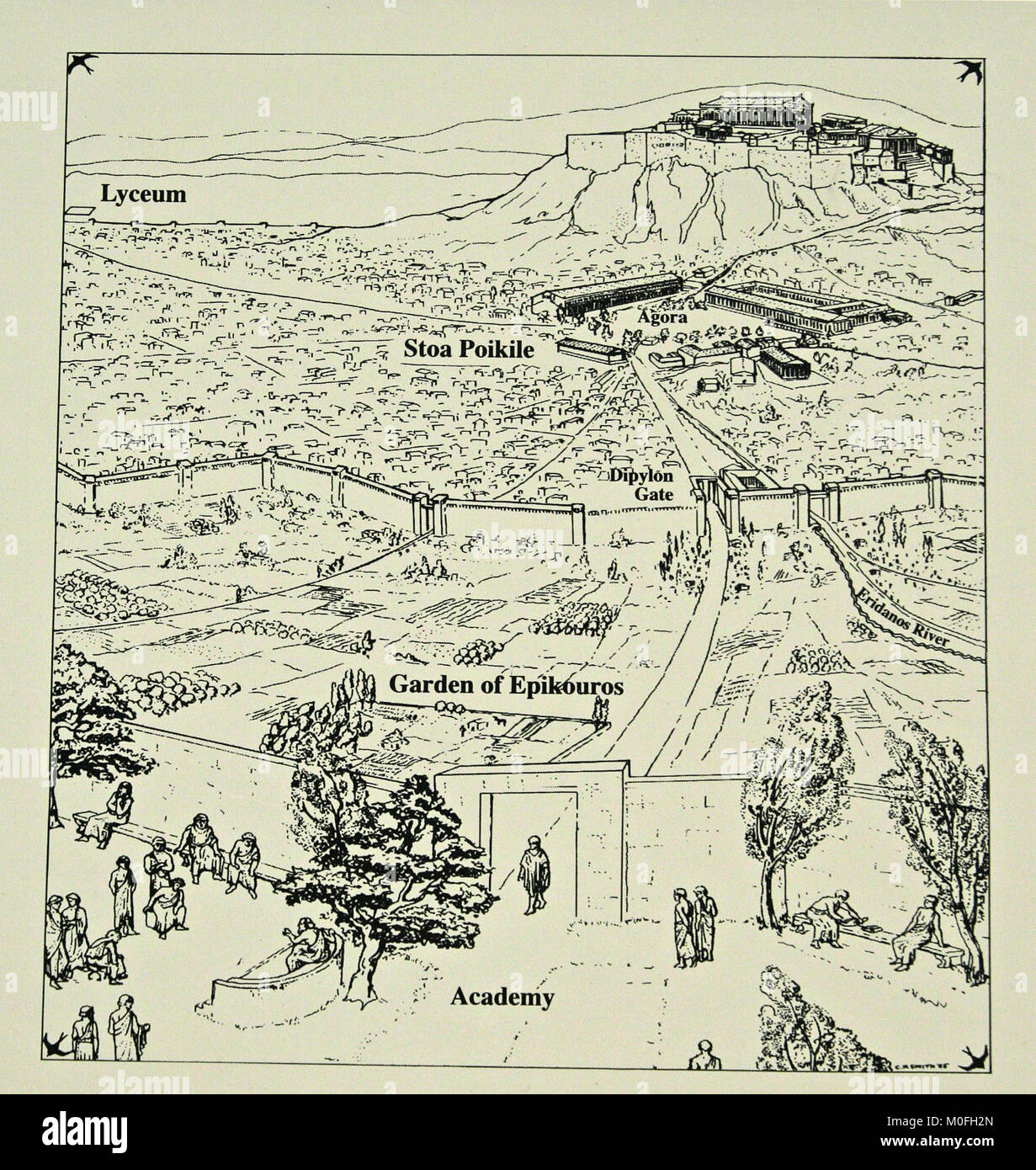 Ancient Athens Map High Resolution Stock Photography and Images - Alamy