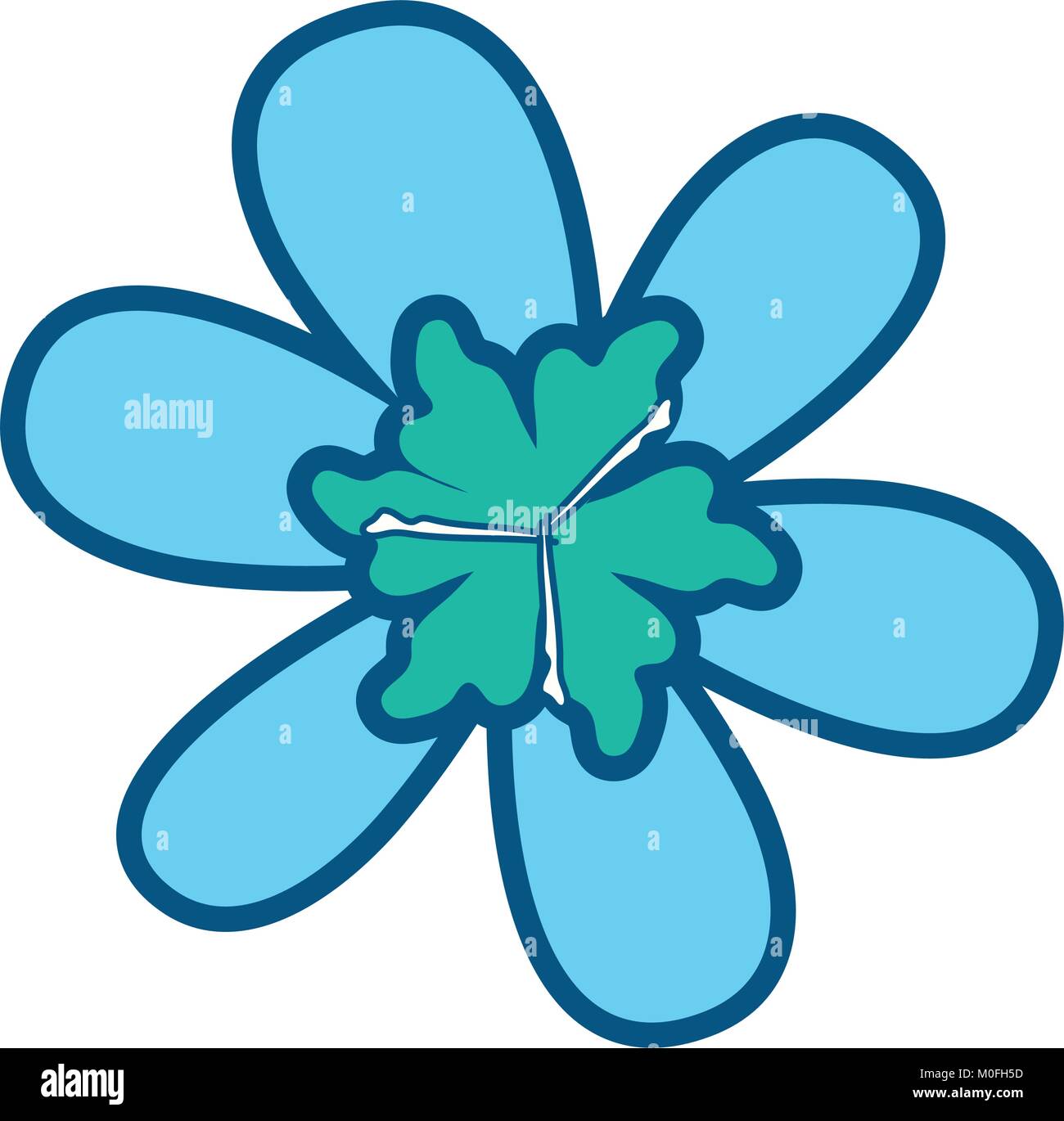 colored flower design vector illustration Stock Vector Image & Art - Alamy