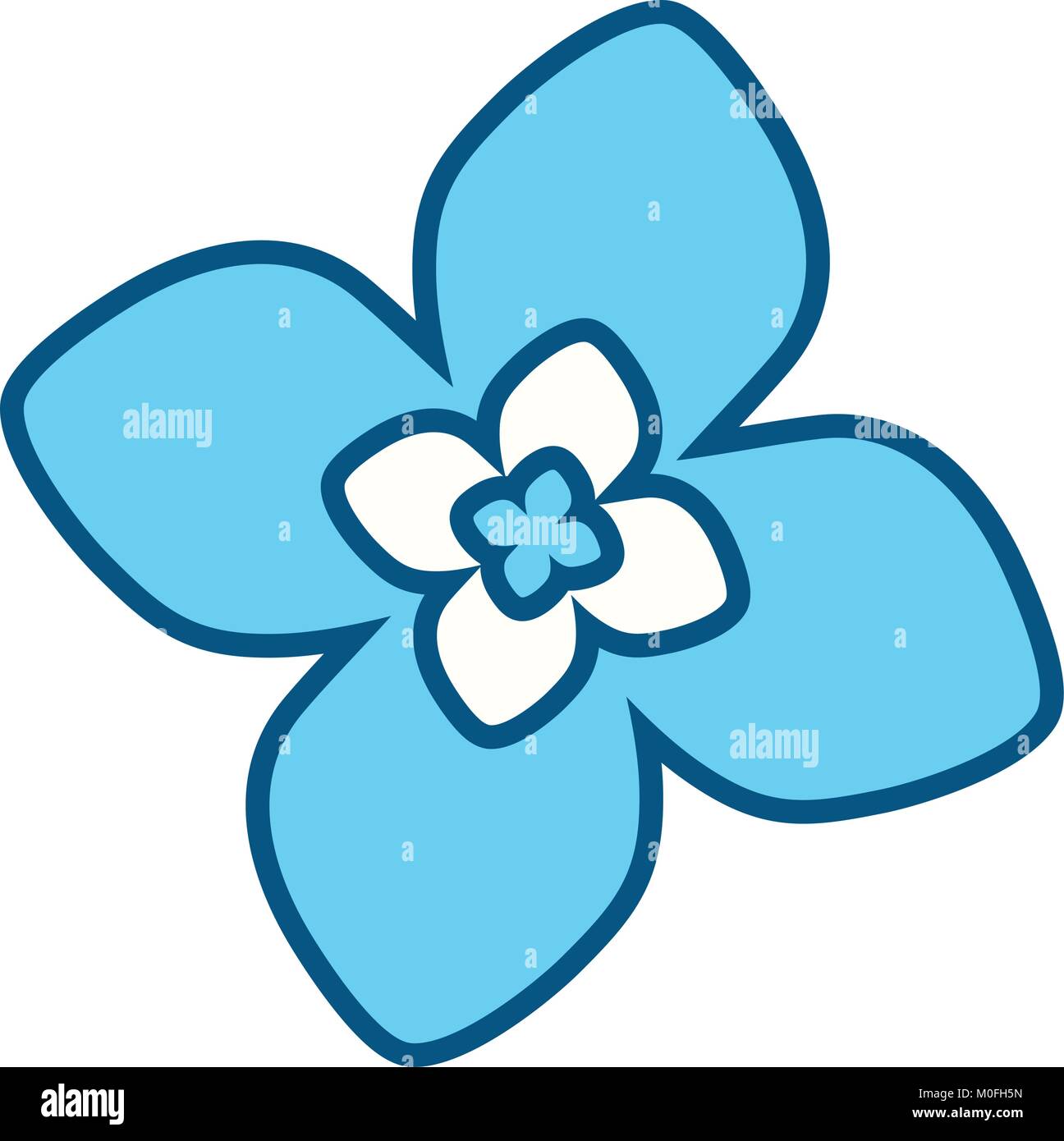 colored flower design vector illustration Stock Vector Image & Art - Alamy
