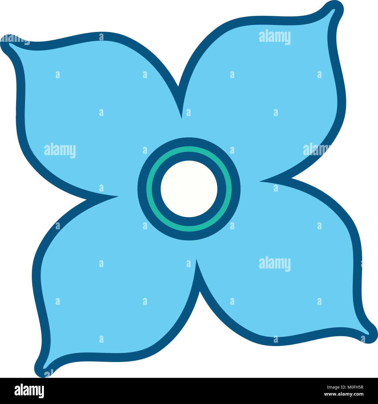 colored flower design vector illustration Stock Vector Image & Art - Alamy