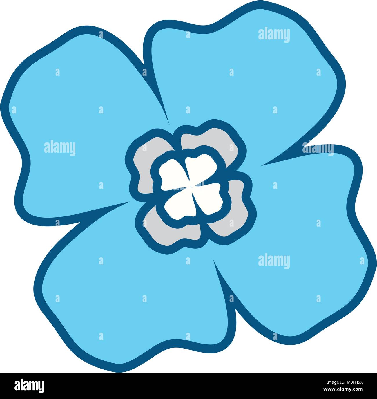 colored flower design vector illustration Stock Vector Image & Art - Alamy