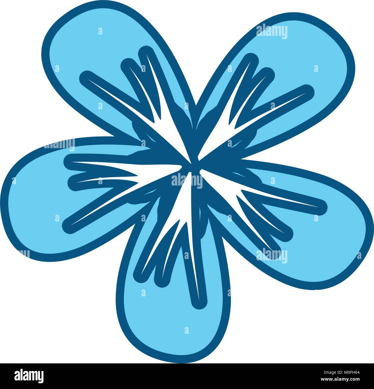 colored flower design vector illustration Stock Vector Image & Art - Alamy