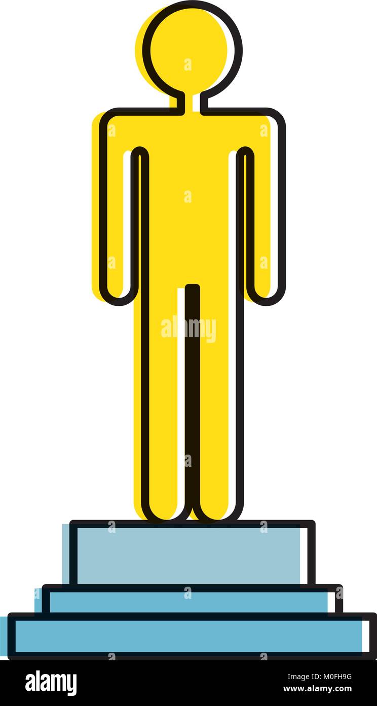 male human figure silhouette vector illustration design Stock Vector ...