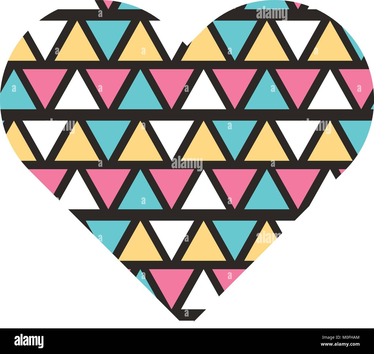 Seamless pattern heart figures hi-res stock photography and images - Alamy