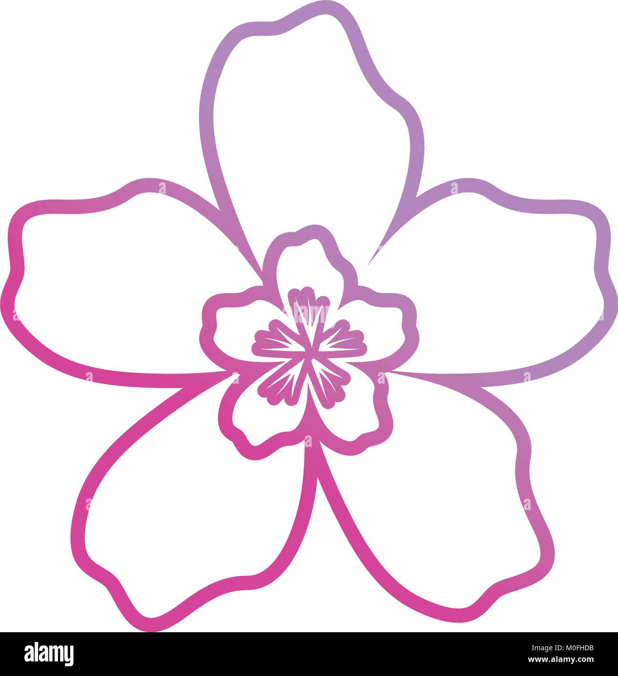 purple flower design vector illustration Stock Vector Image & Art - Alamy