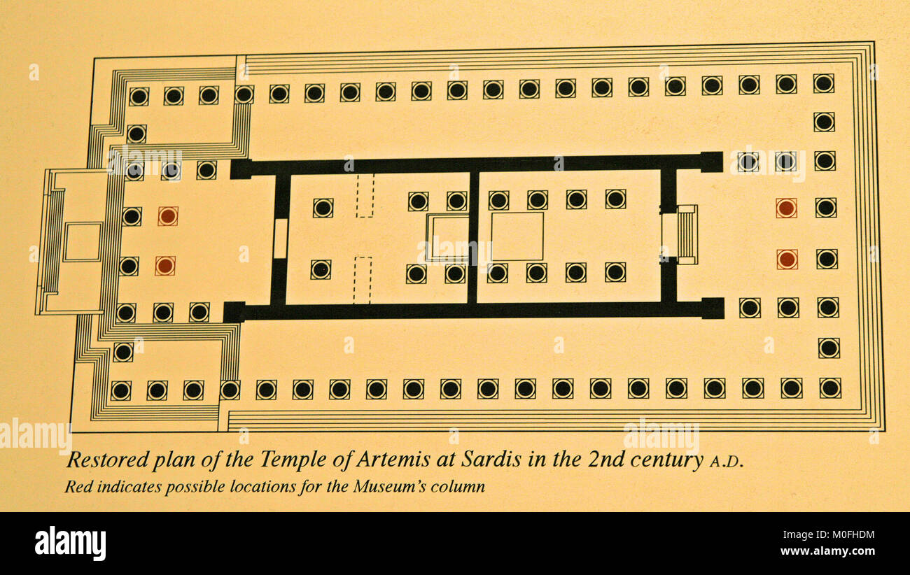 Temple Of Artemis Plan