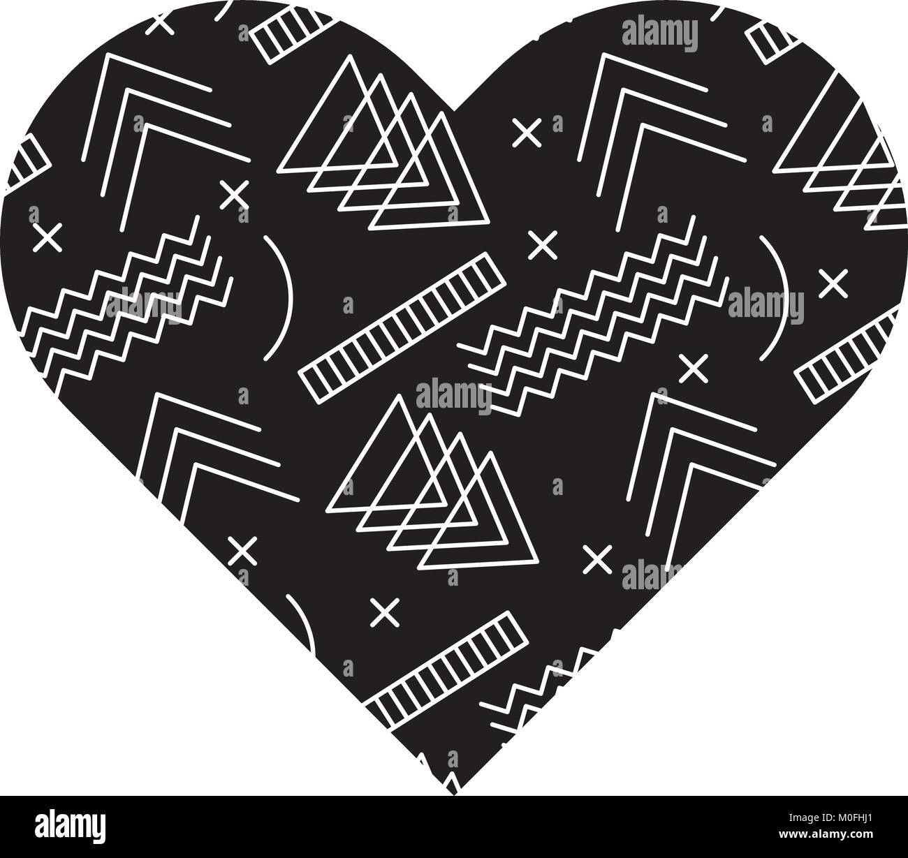 label shape heart different geometric figures Stock Vector Image & Art ...