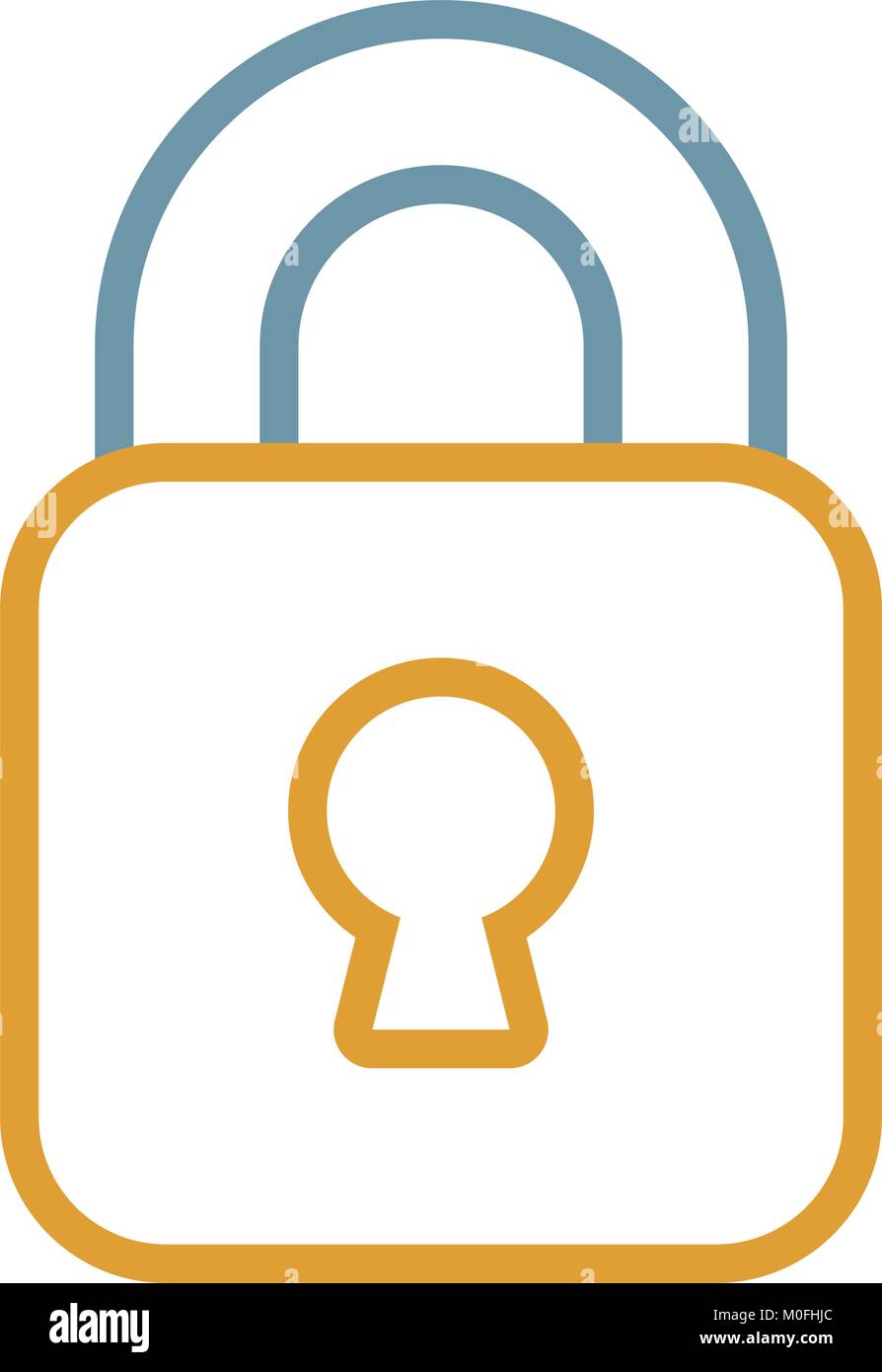 padlock vector illustration Stock Vector Image & Art - Alamy