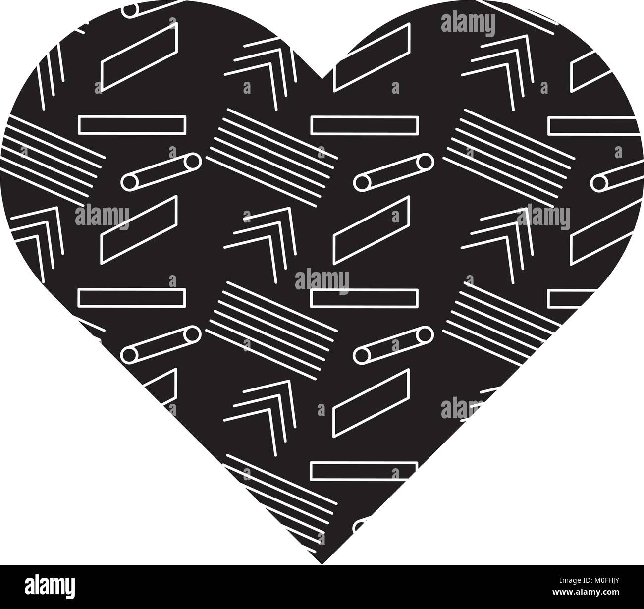 label shape heart different geometric figures Stock Vector Image & Art ...
