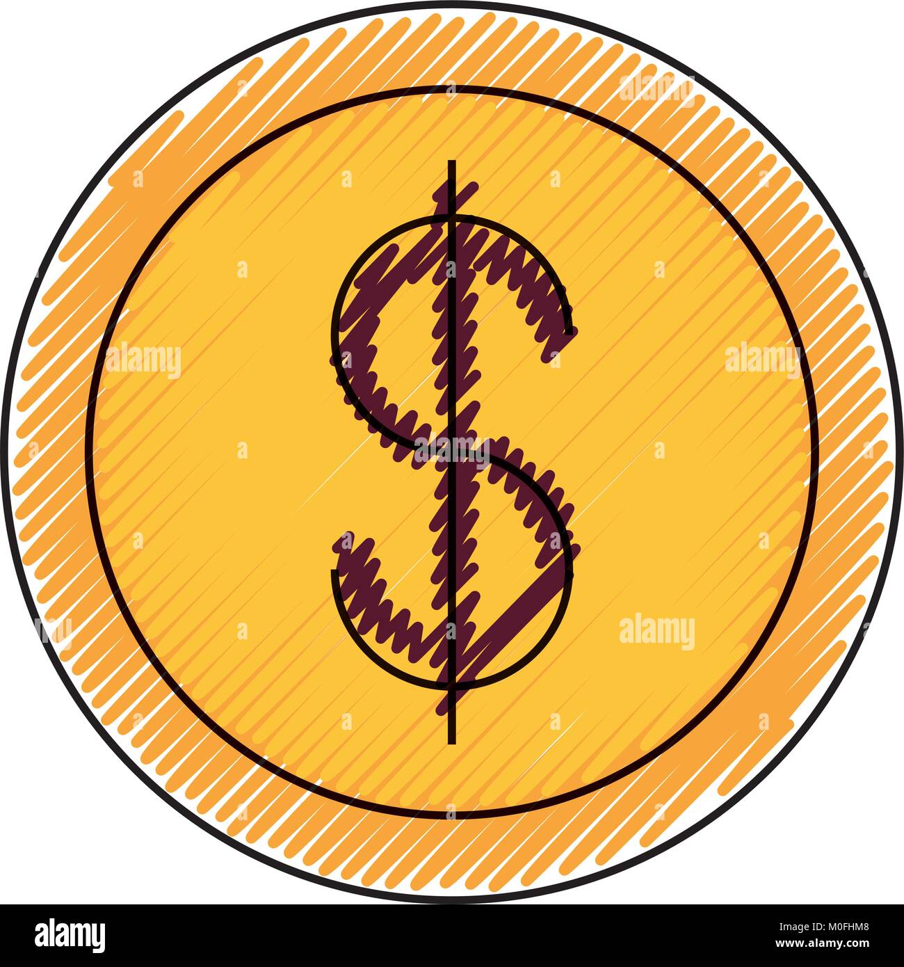 coin vector illustration Stock Vector Image & Art - Alamy