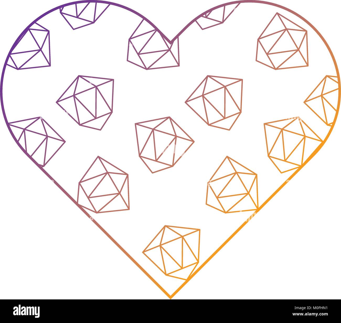 label shape heart different geometric figures Stock Vector Image & Art ...