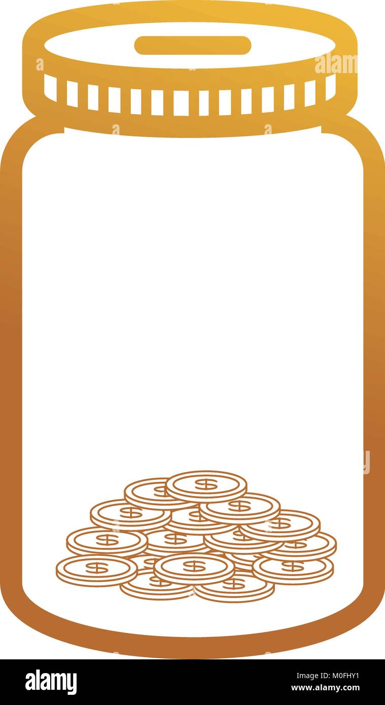 jar coin bank vector illustration Stock Vector Image & Art - Alamy