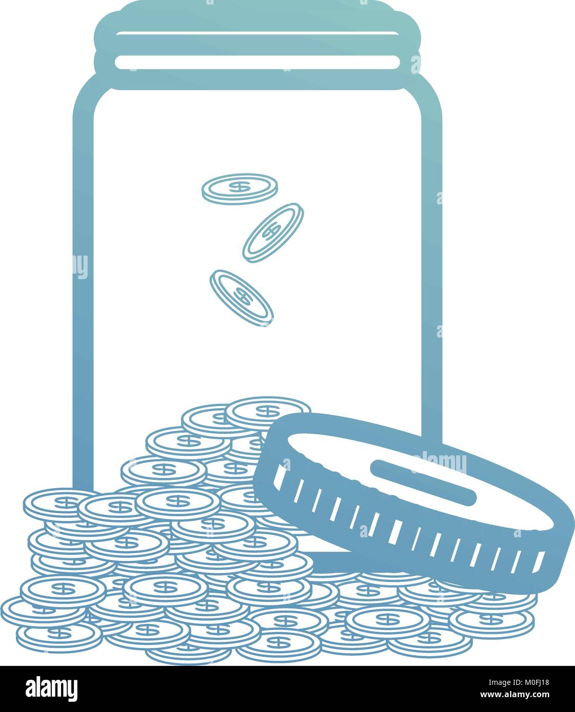 jar coin bank vector illustration Stock Vector Image & Art - Alamy