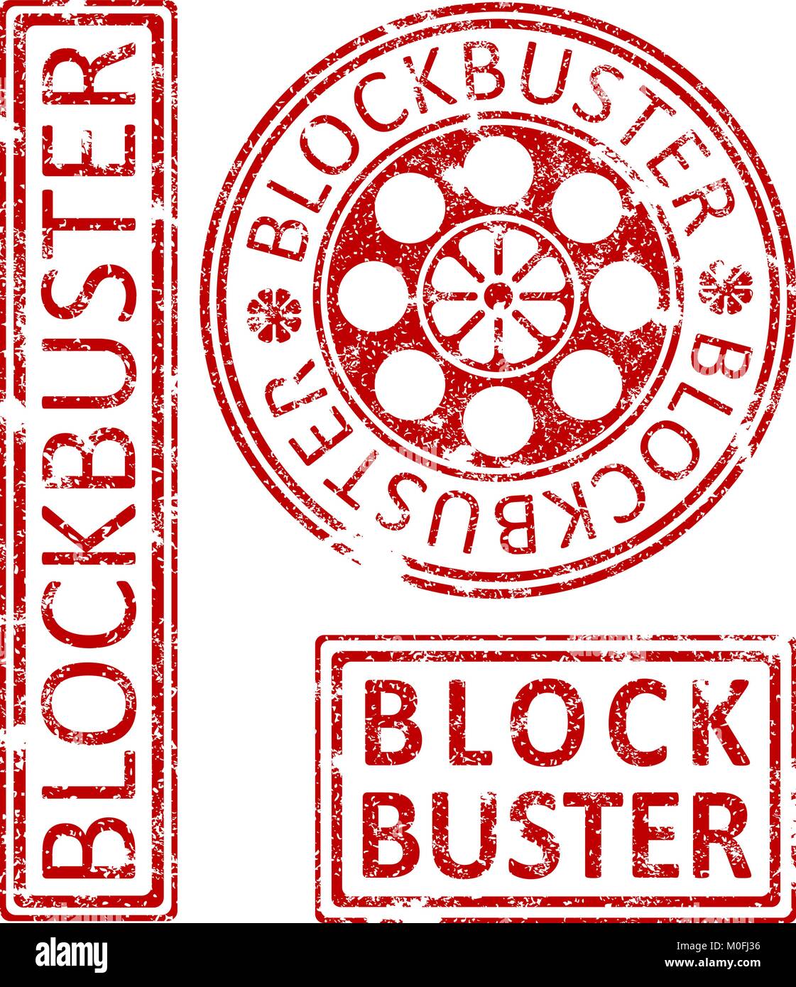 Blockbuster video sign Stock Vector Images - Alamy