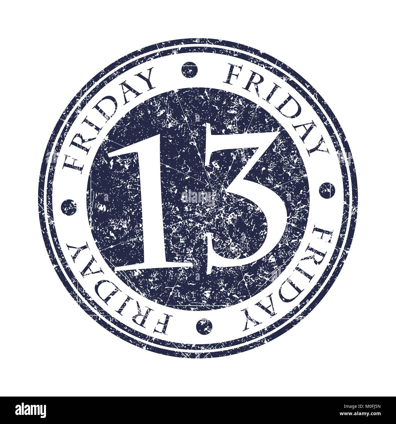 Friday 13 vector vectors hi-res stock photography and images - Alamy