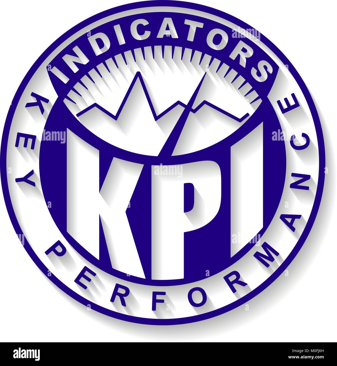 Kpi Key Performance Indicator Design Stock Vector Image And Art Alamy