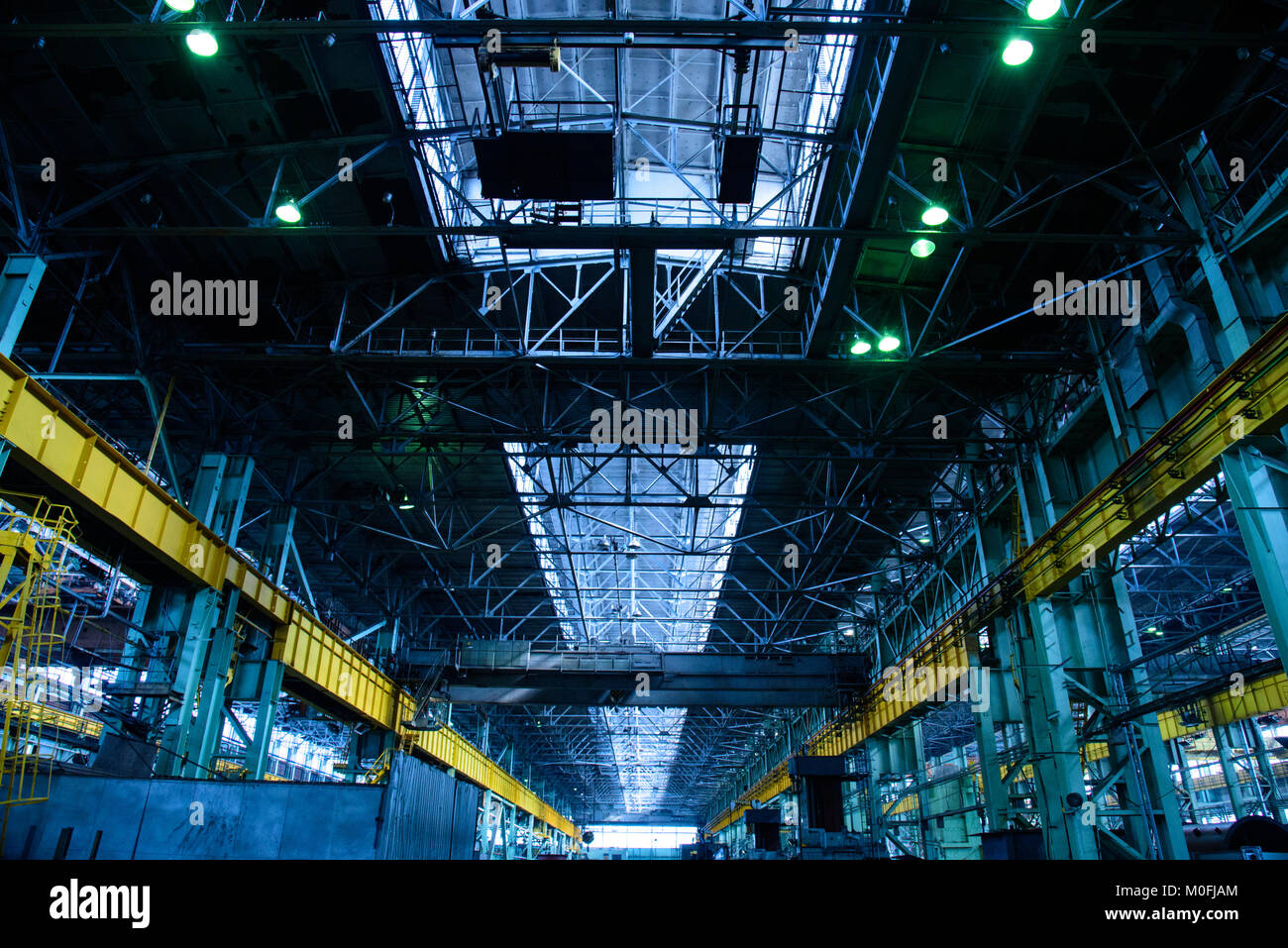 industrial equipment at the factory in production hall Stock Photo - Alamy