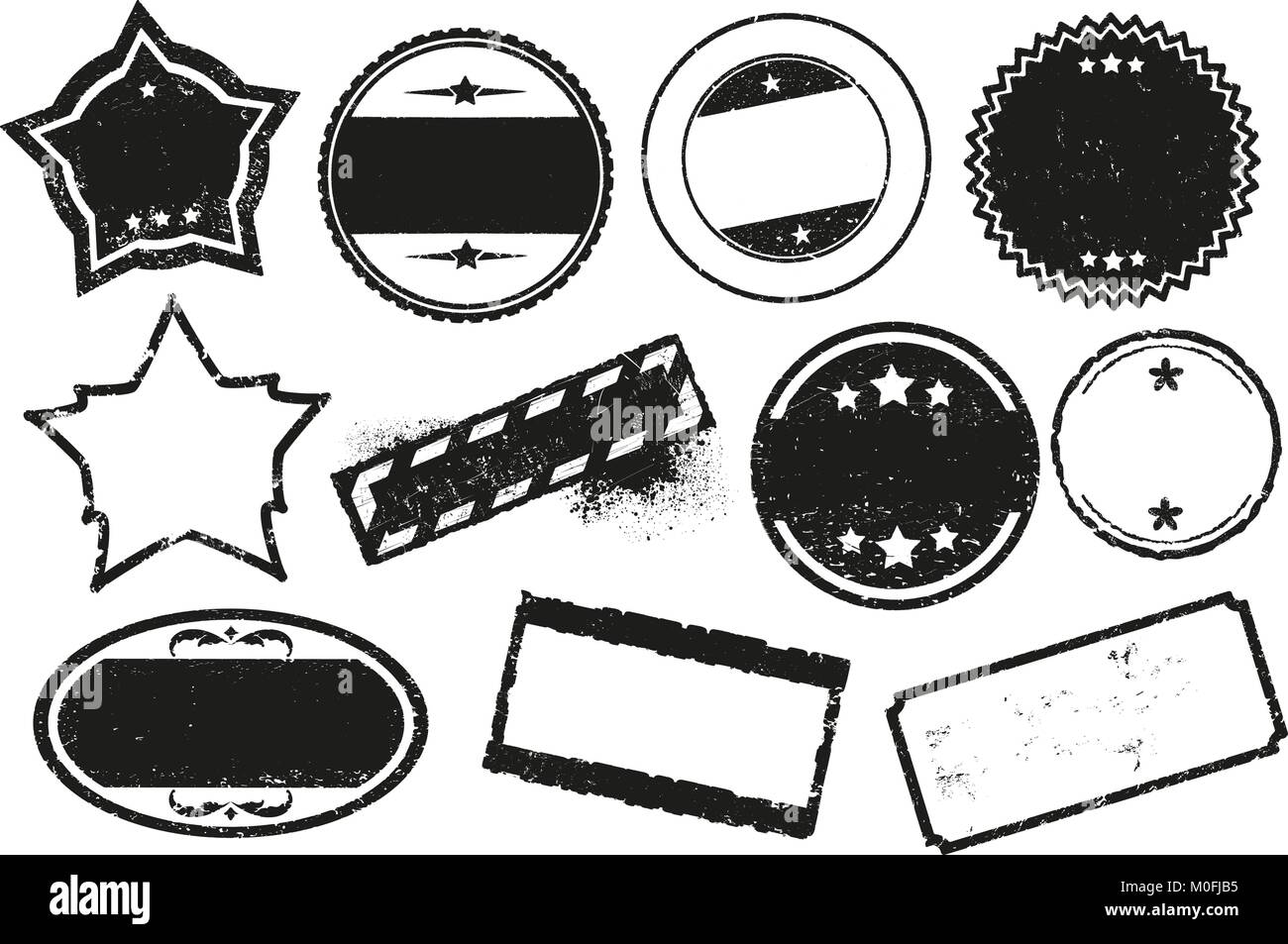 Big set of grunge rubber stamps templates Stock Vector Image & Art - Alamy