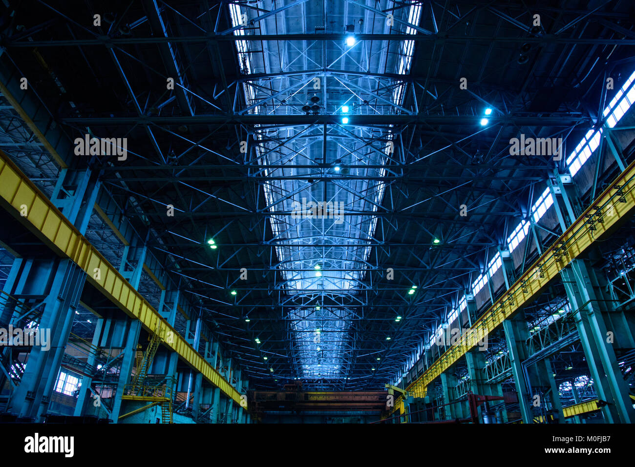 industrial equipment at the factory in production hall Stock Photo - Alamy