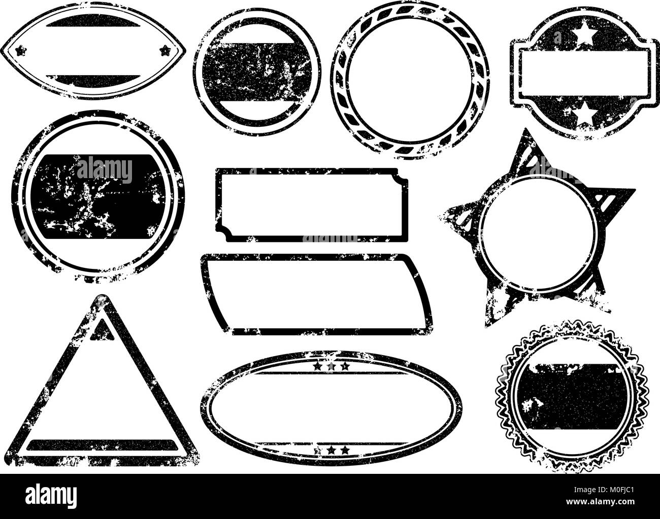 Big set of templates for rubber stamps Stock Vector Image & Art - Alamy