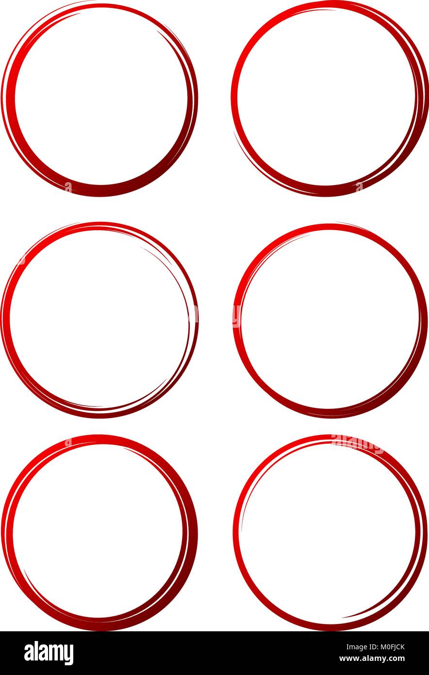 Set of six vector rubber stamp templates Stock Vector Image & Art - Alamy