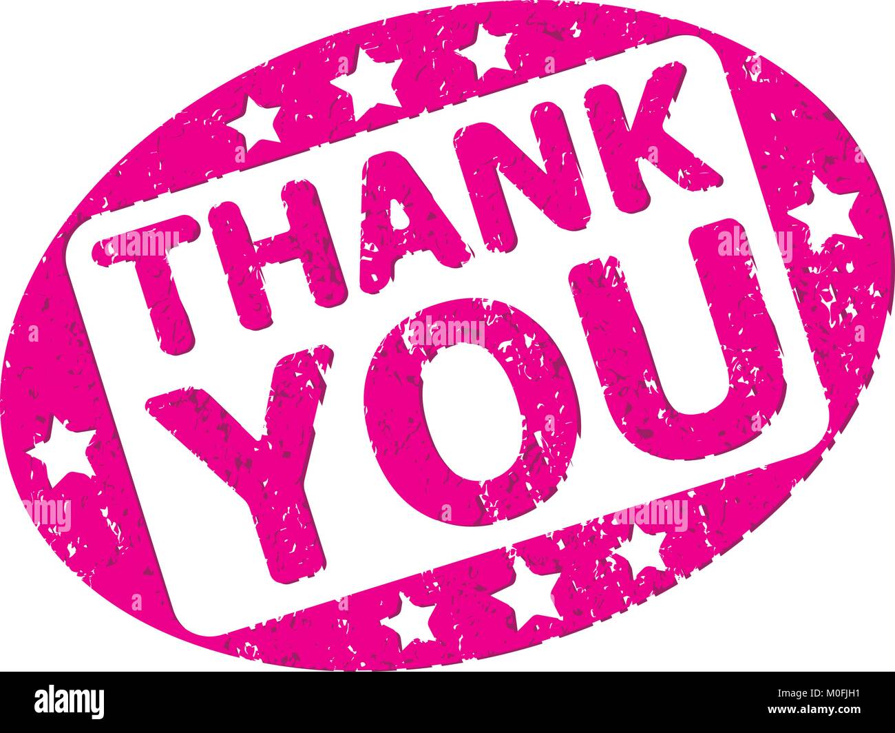 Thank you seal Stock Vector Images - Alamy