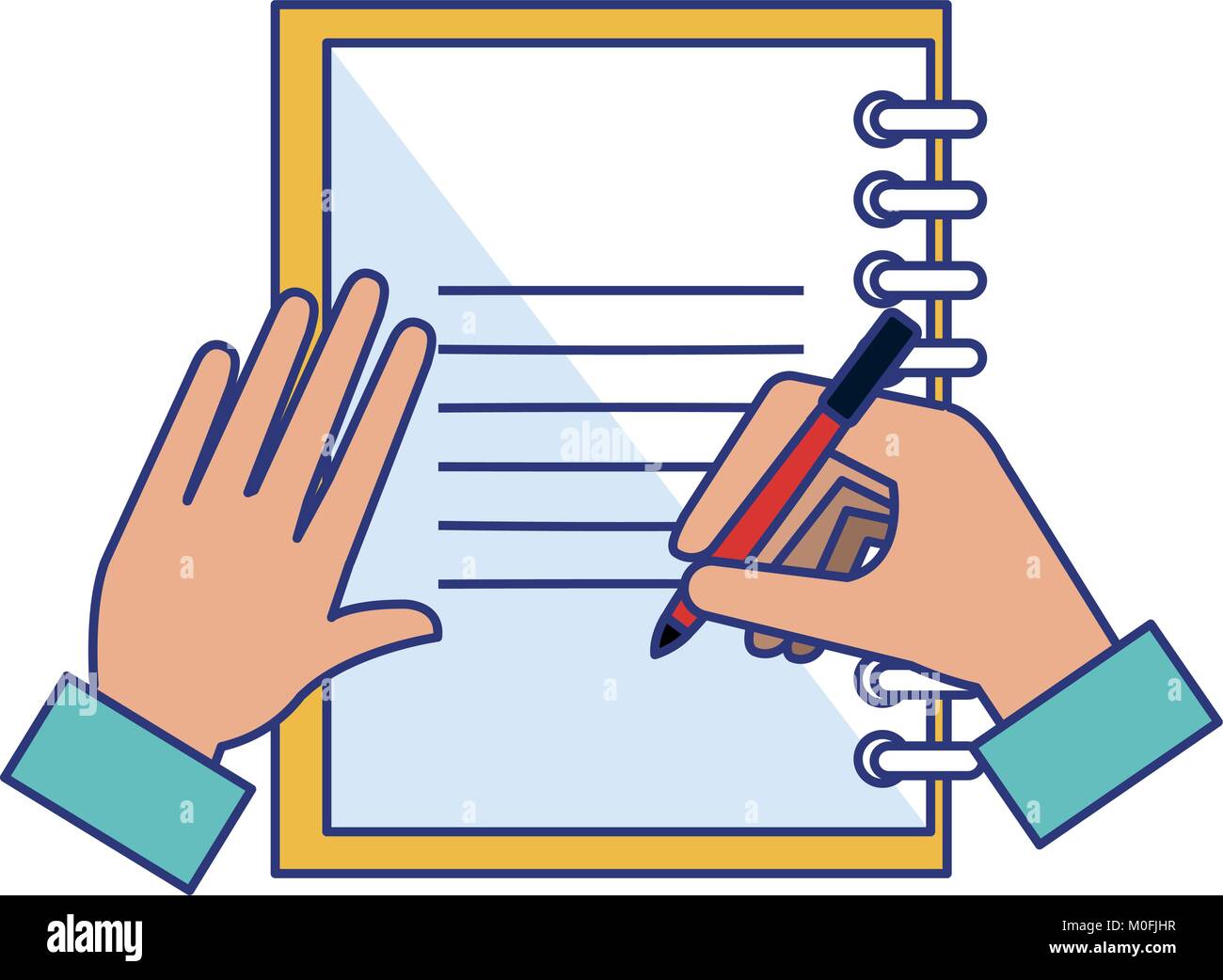 Hand writen Stock Vector Images - Alamy