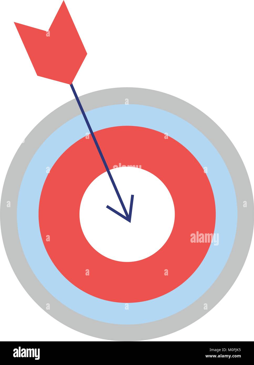 target with arrow icon vector illustration design Stock Vector Image ...