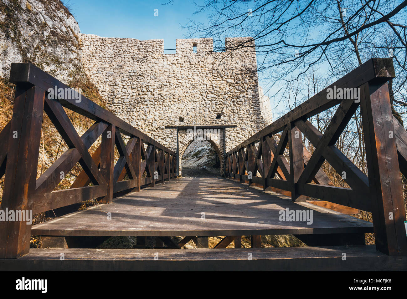 Ruins of Smolen castle near Pilica, Poland Stock Photo - Alamy