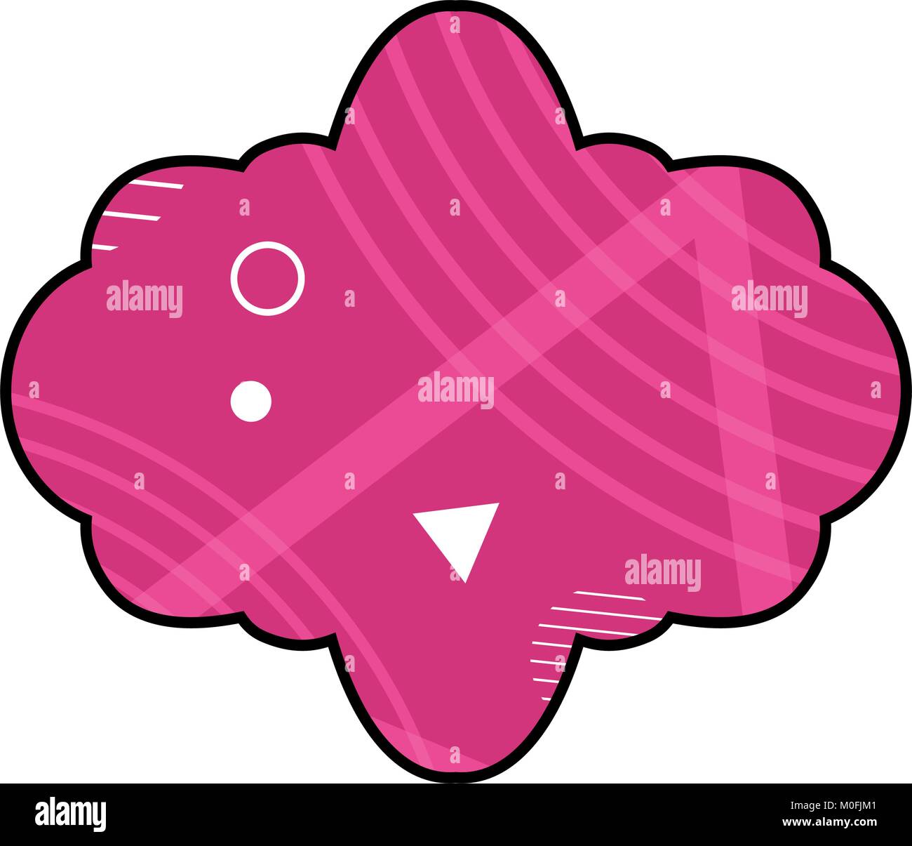 Frame with memphis style design Stock Vector Image & Art - Alamy