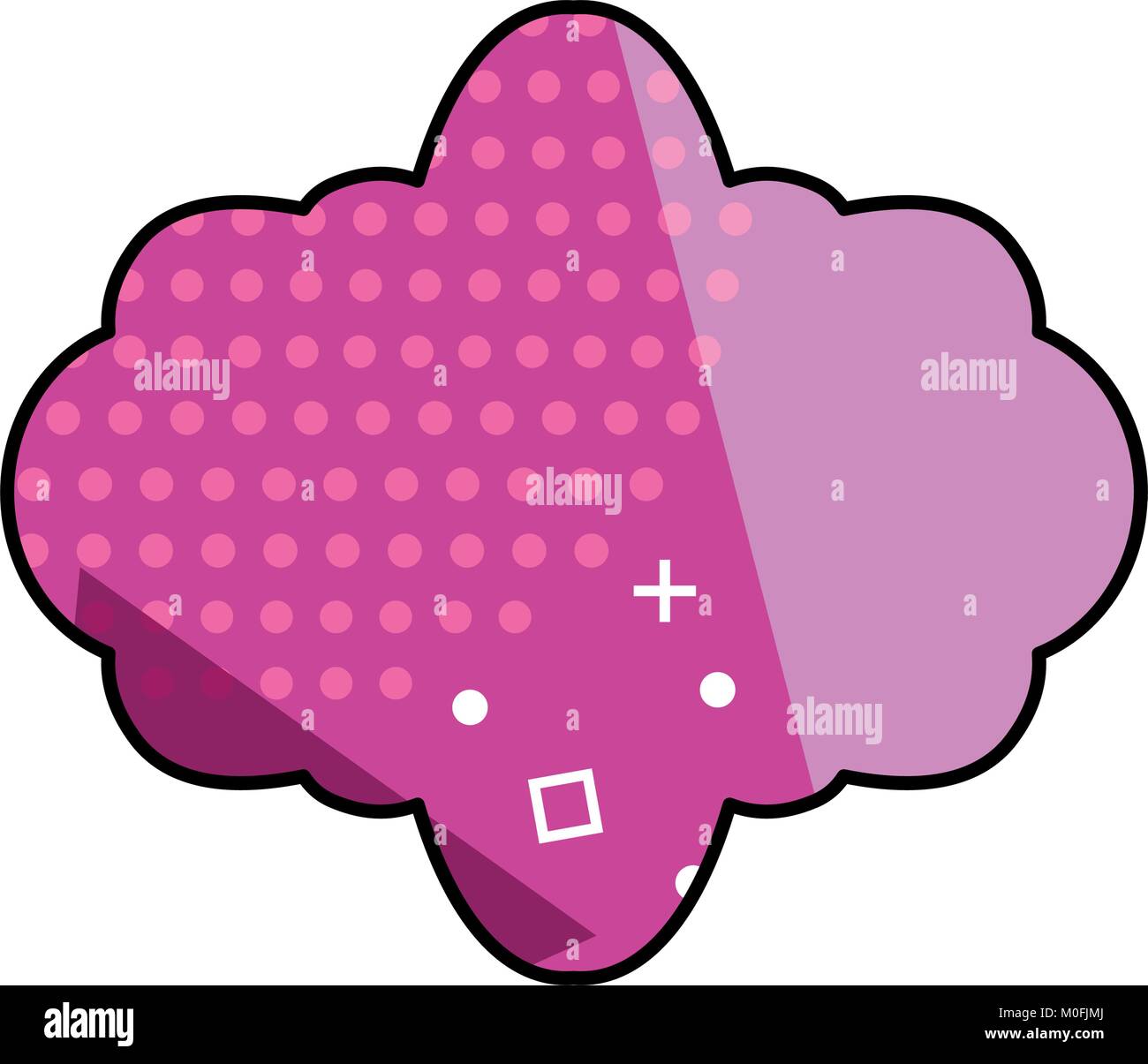 Frame with memphis style design Stock Vector Image & Art - Alamy