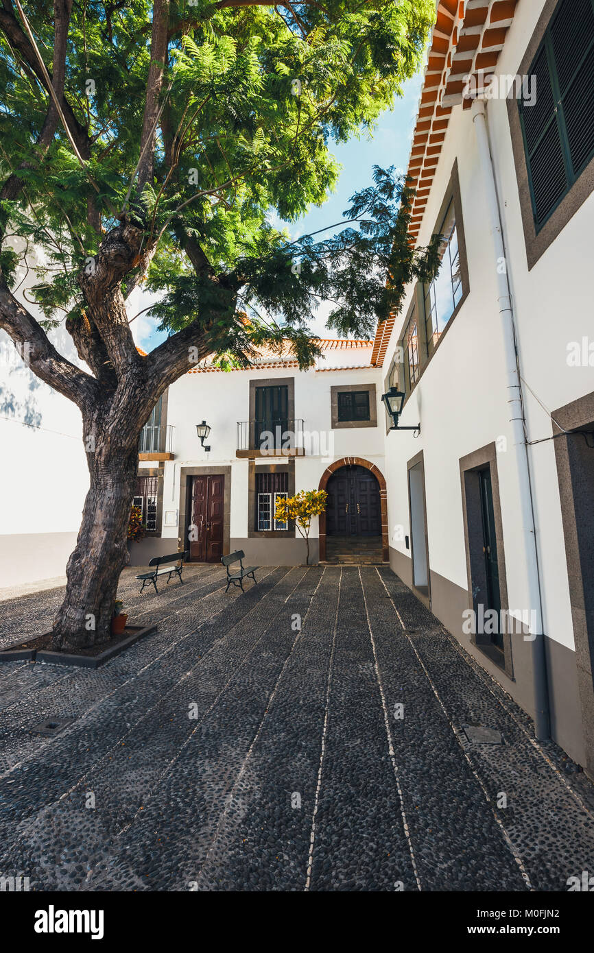 Catholic church in Funchal, Madeira Island, Portugal Stock Photo - Alamy