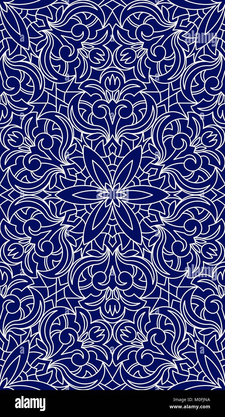 Seamless Abstract Tribal Pattern. Hand Drawn Ethnic Texture. Vector ...
