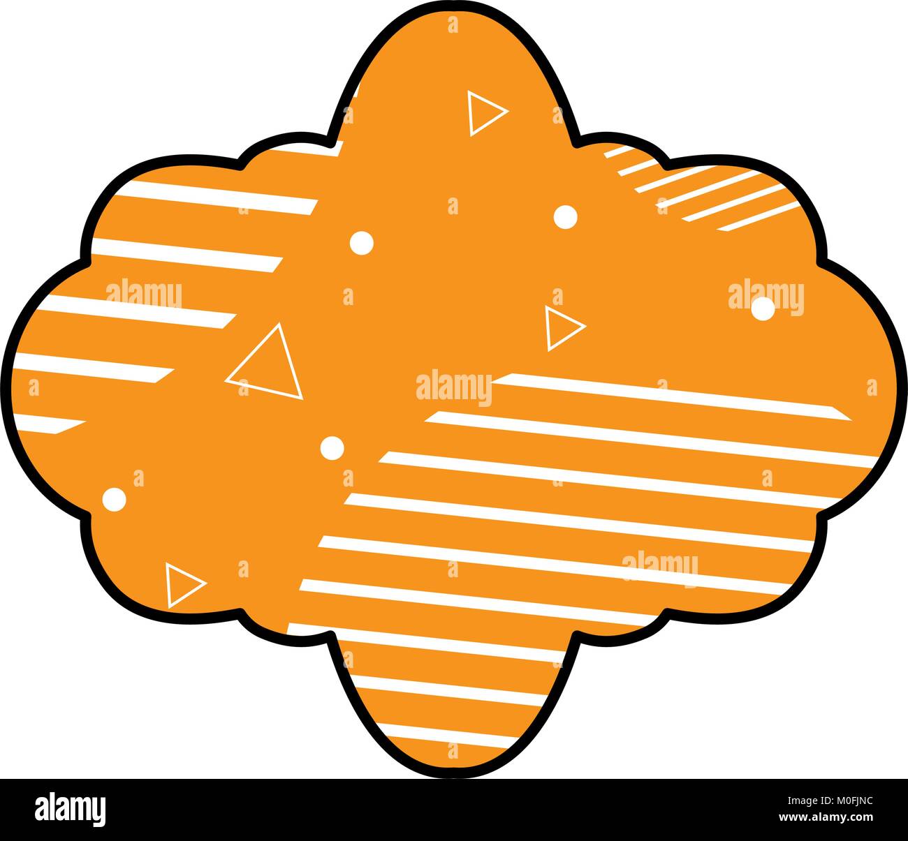 Frame with memphis style design Stock Vector Image & Art - Alamy