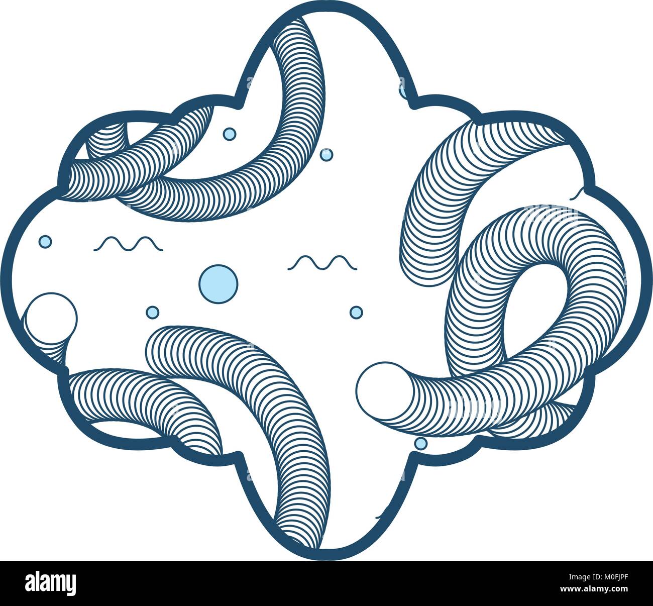 Frame with memphis style design Stock Vector Image & Art - Alamy