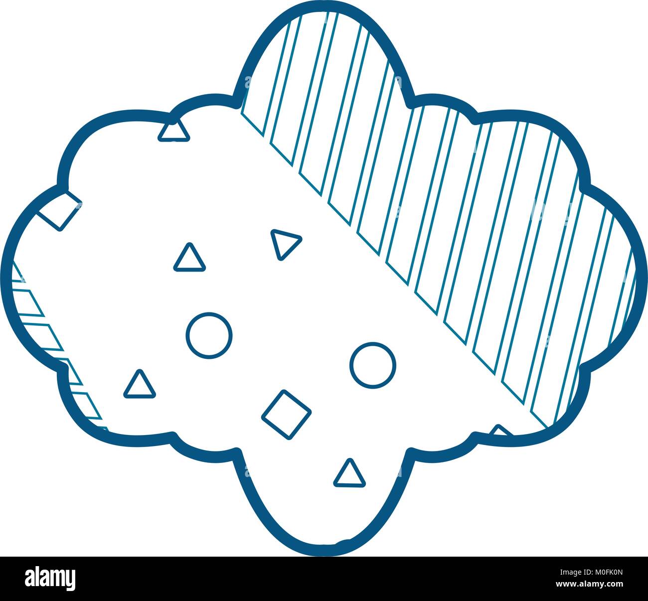 Frame with memphis style design Stock Vector Image & Art - Alamy