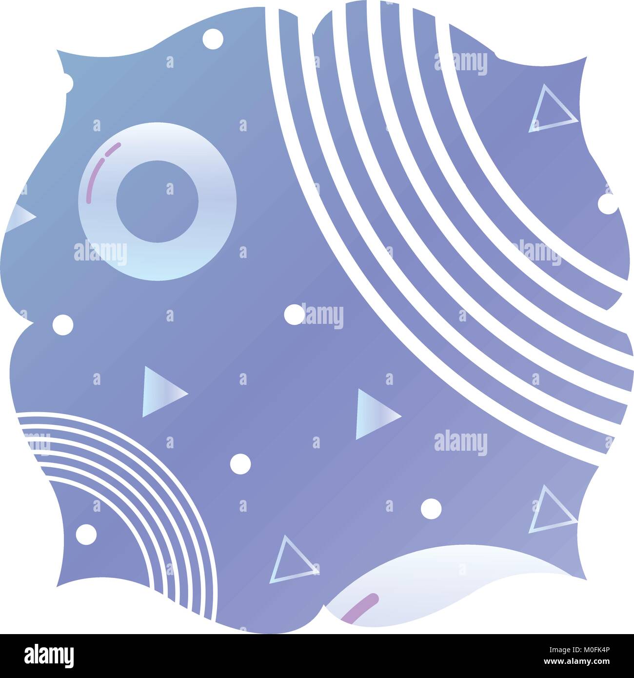 Frame with memphis style design Stock Vector Image & Art - Alamy