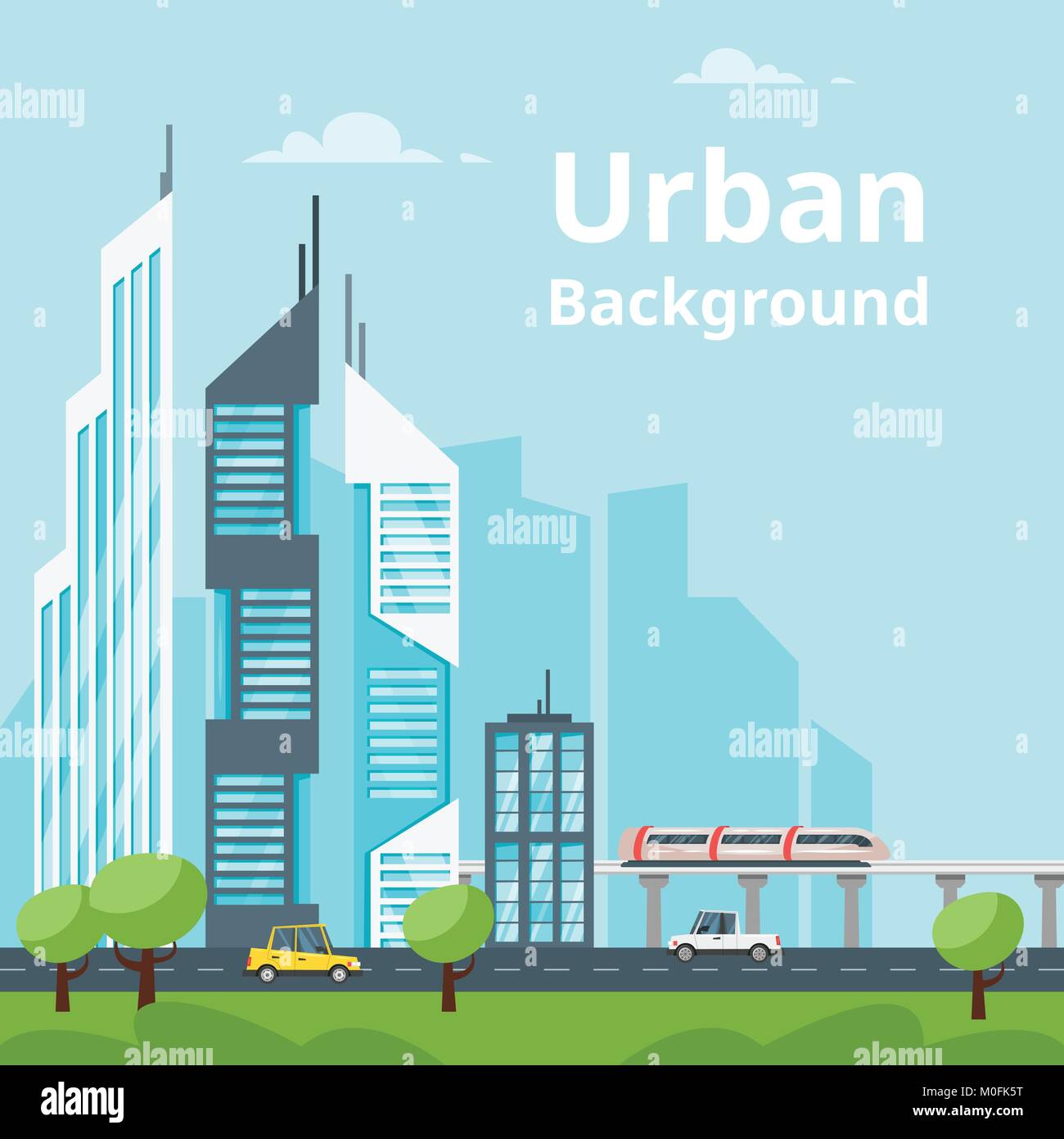 city landscape. Urban skyline Stock Vector Image & Art - Alamy