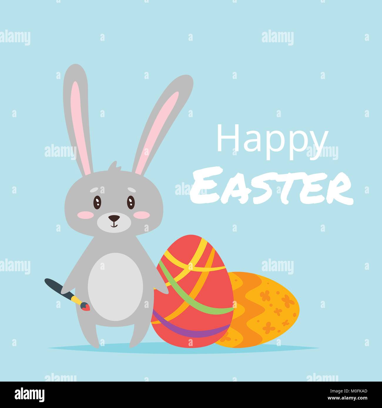 Easter day greeting card Stock Vector Image & Art - Alamy