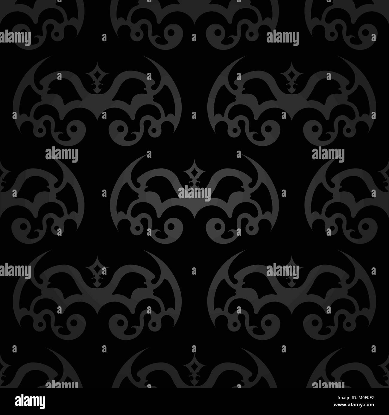 Gothic Revival Wallpaper Stock Vector Images - Alamy