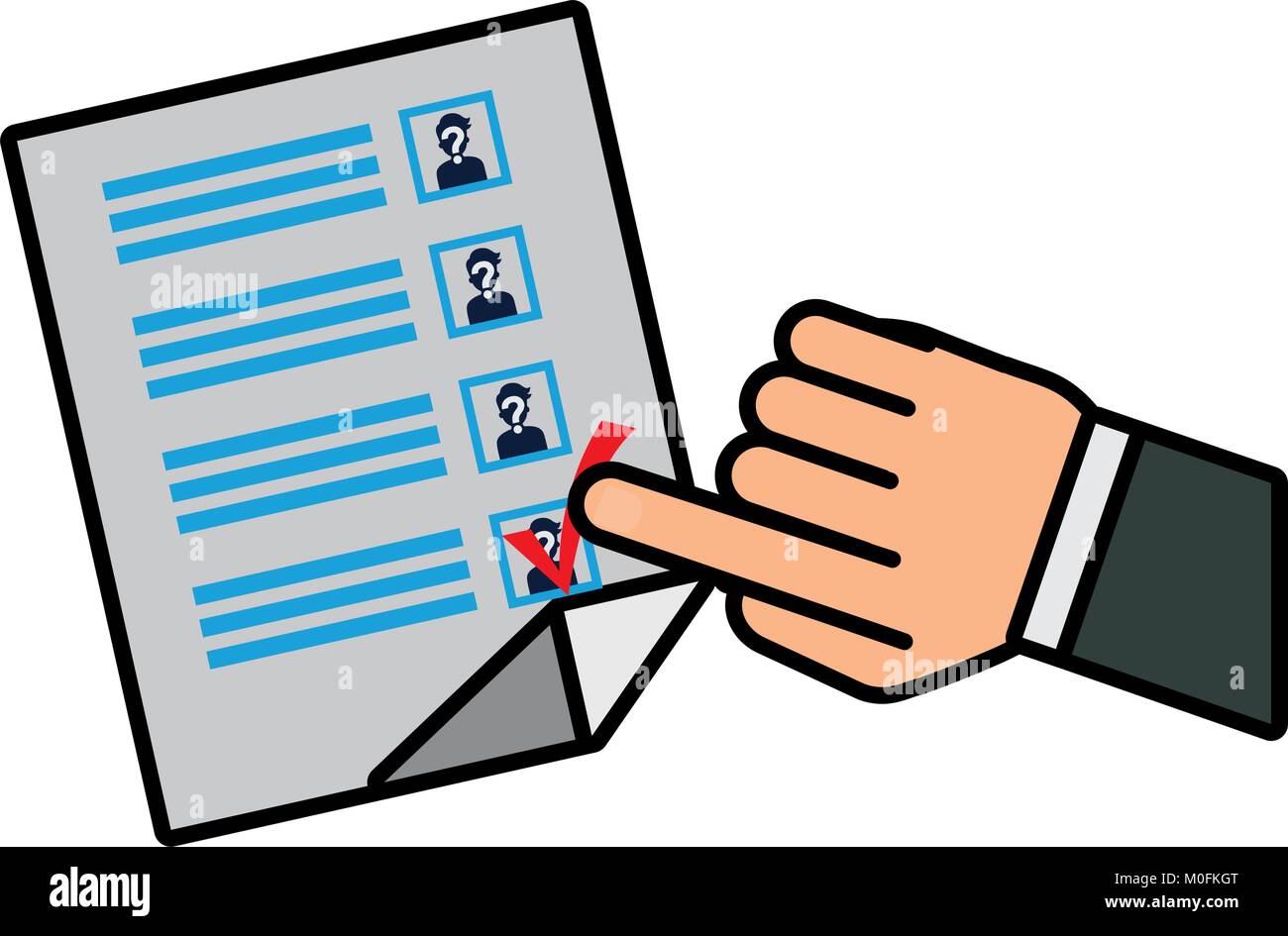 ballot paper icon Stock Vector Image & Art - Alamy