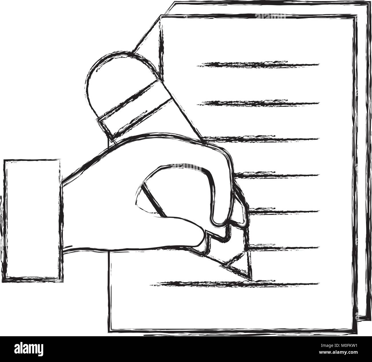 Hand writen Stock Vector Images - Alamy