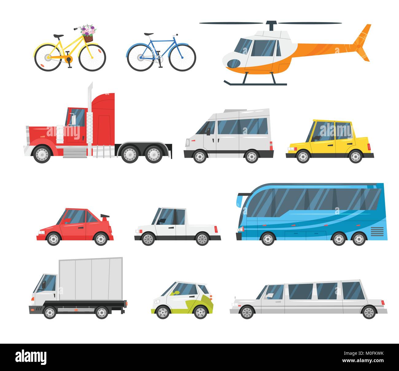 Alternative city transport Stock Vector Images - Alamy