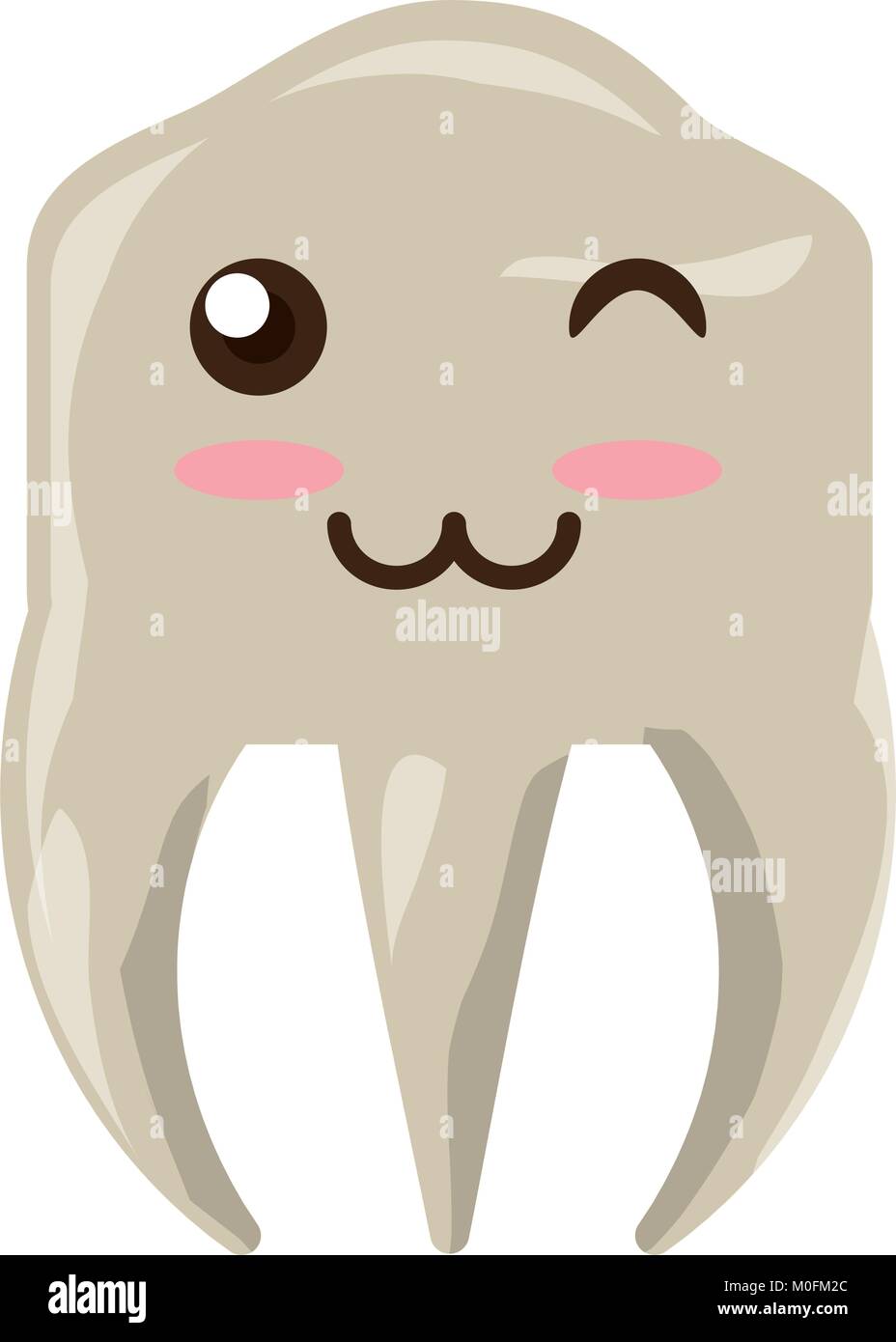 kawaii tooth icon image Stock Vector Image & Art - Alamy