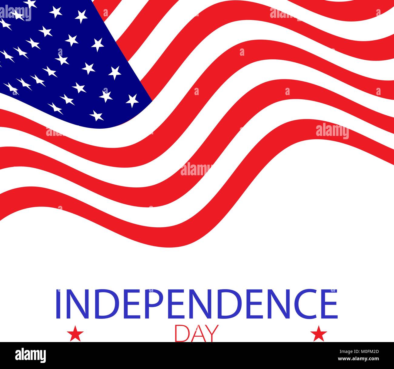 American independence day illustration. Usable for posters, cards ...
