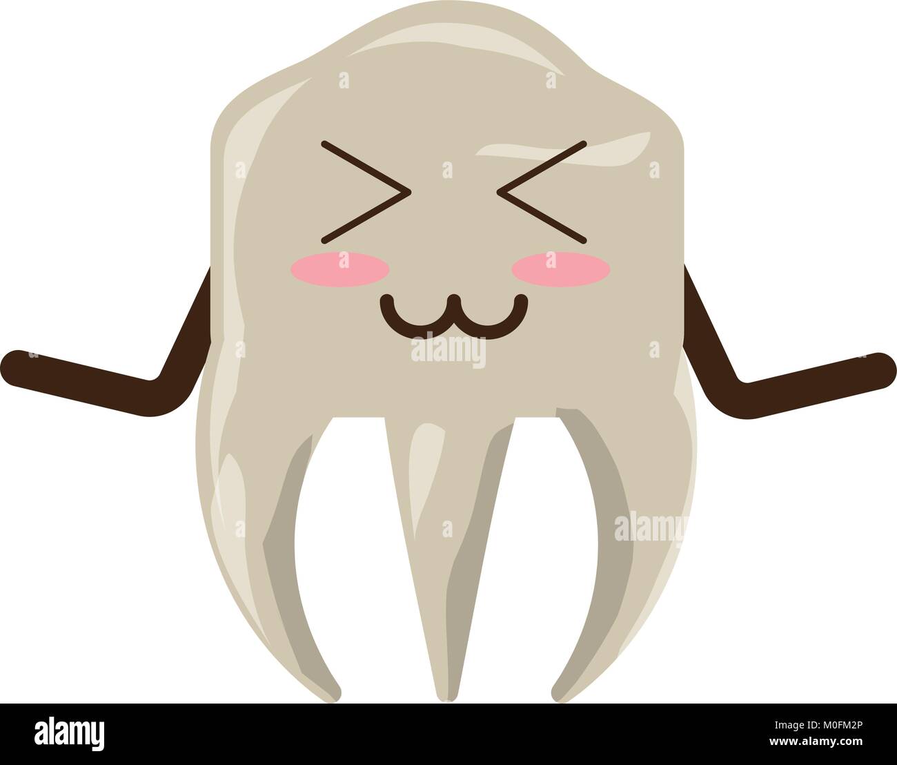 kawaii tooth icon image Stock Vector Image & Art - Alamy