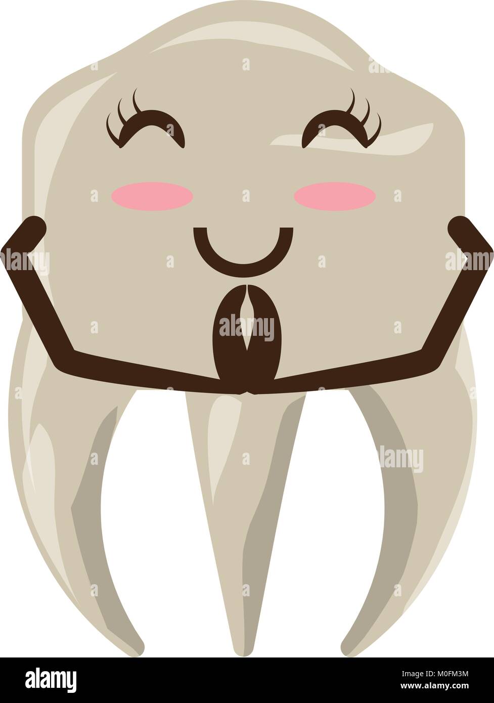 kawaii tooth icon image Stock Vector Image & Art - Alamy