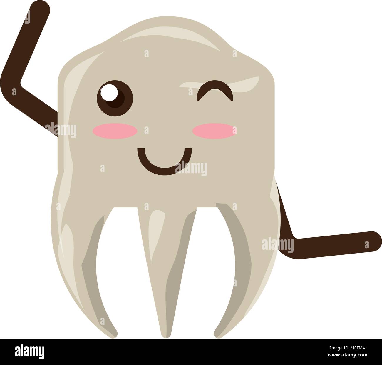 kawaii tooth icon image Stock Vector Image & Art - Alamy